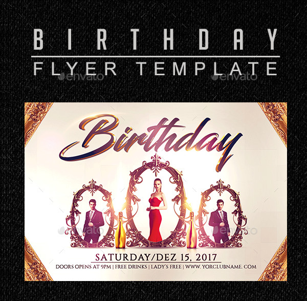 33 Birthday Flyer Templates Free PSD AI EPS Format Download