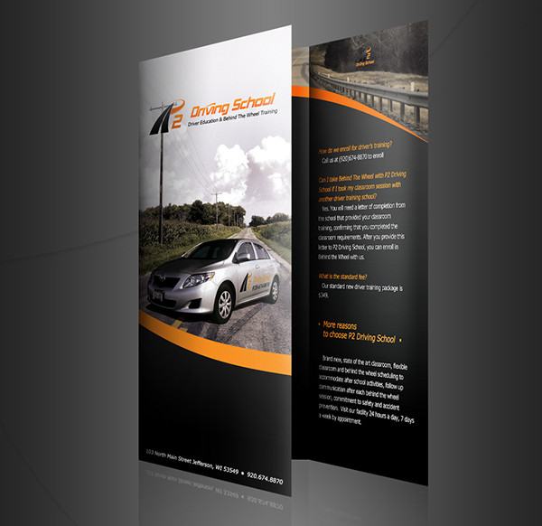 Driving School Brochure Templates - 7+ Free & Premium Download